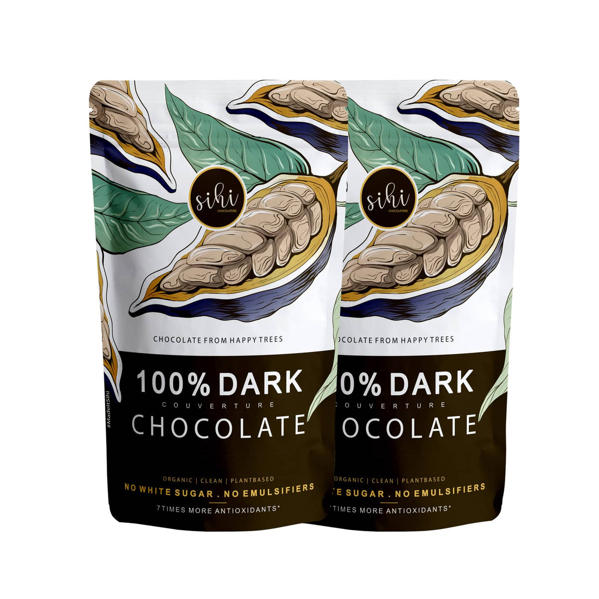 100% dark chocolate bar | Sihi Chocolaterie – SihiChocolaterie